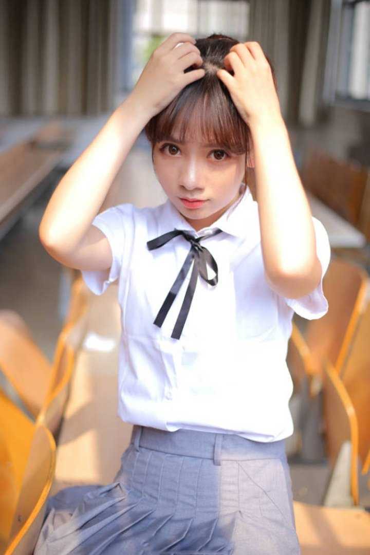 JK制服少女校园甜美风写真图片 - 第 3 页-mm171美女图片